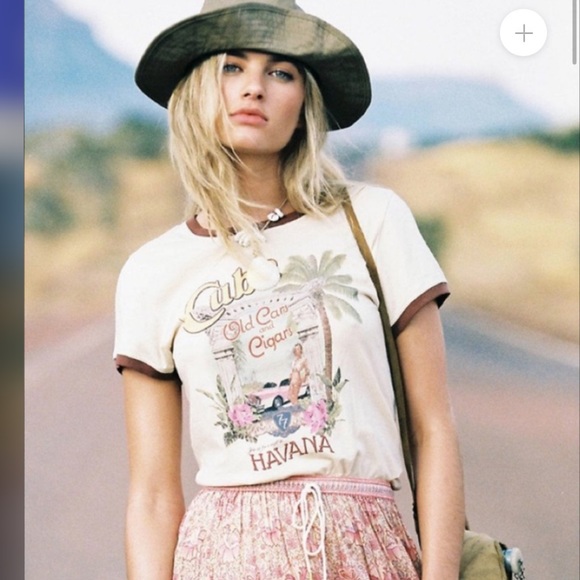 Lena Vie | Tops | Gypsy Bohemian Cuba Old Cars And Cigars Tee | Poshmark